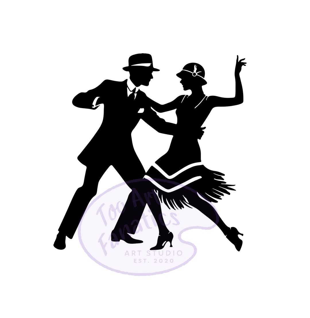 Roaring 20s Clipart & SVG Bundle - Great Gatsby Theme, Charleston Dance ...