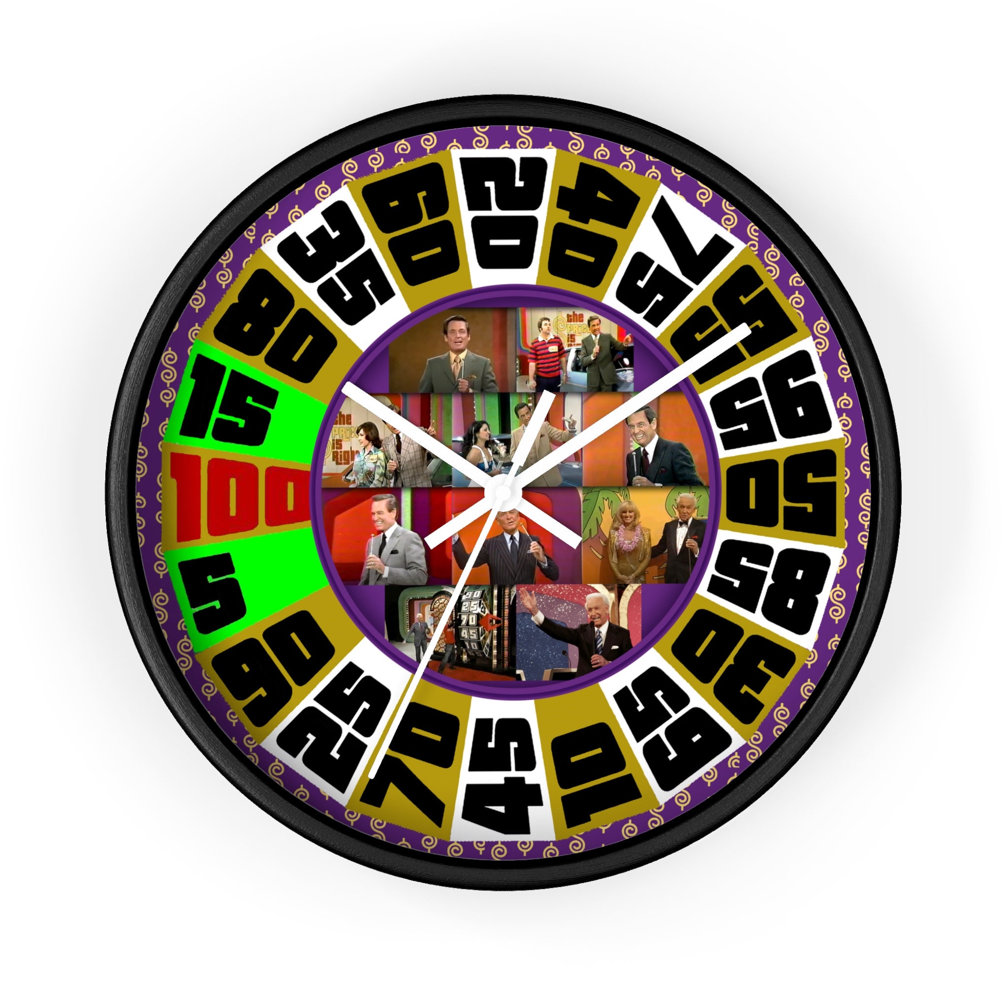 Price is Right Inspired Wall Clock Bob Barker Era 1972-2007 Showcase ...
