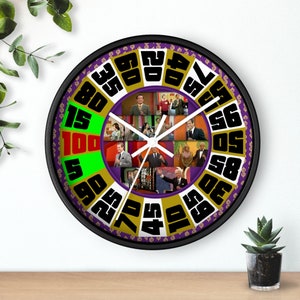 Price is Right Inspired Wall Clock Bob Barker Era 1972-2007 Showcase ...