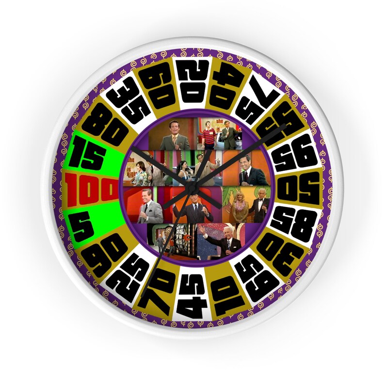 Price is Right Inspired Wall Clock Bob Barker Era 1972-2007 Showcase ...