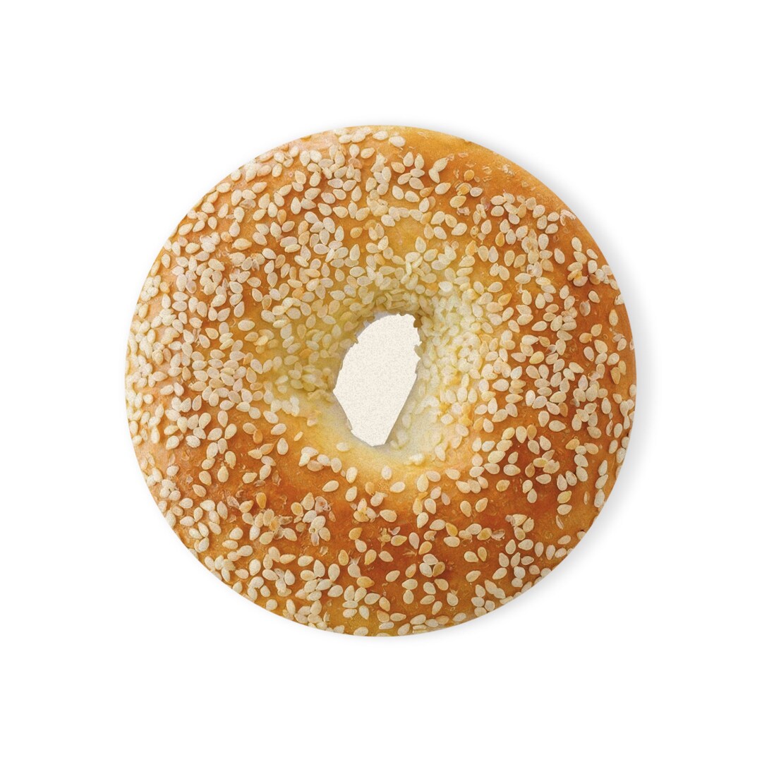 Sesame Seed Bagel Coasters Fun and Unique Gift for Bagel Lovers 4 ...