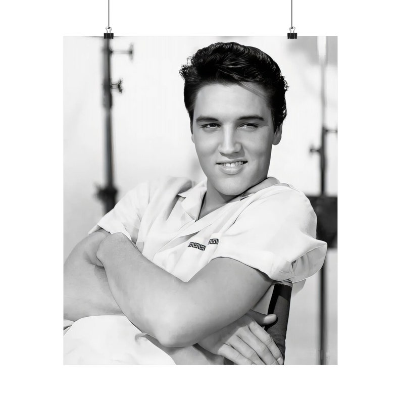 Vintage Elvis Poster Digitally Upscaled to 8k UHD Premium Matte Museum ...