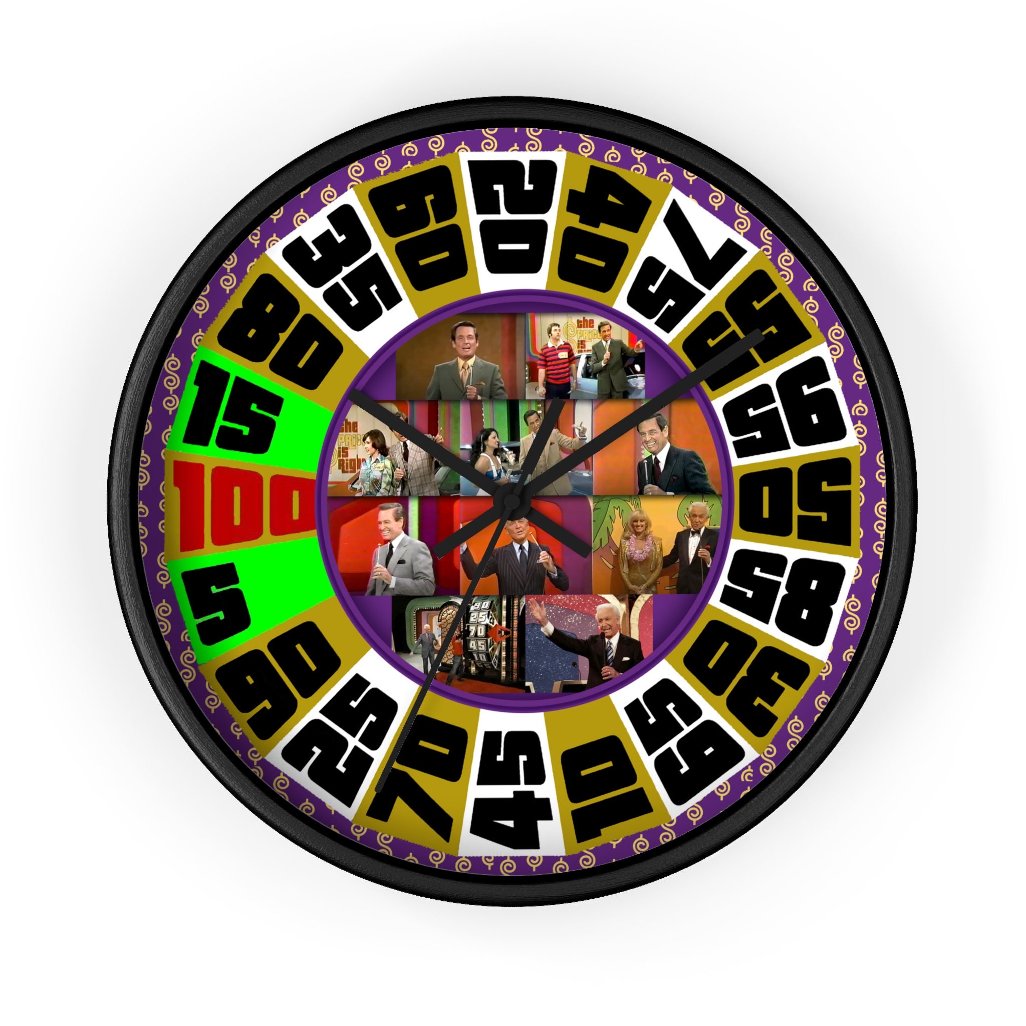 Price is Right Inspired Wall Clock Bob Barker Era 1972-2007 Showcase ...