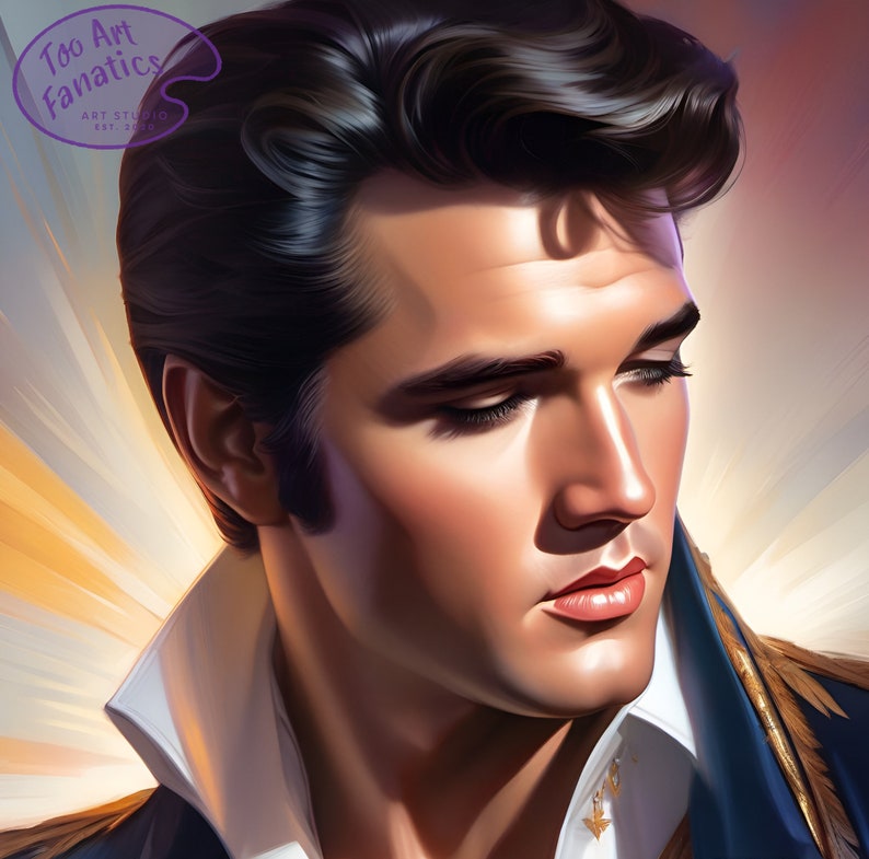 Elvis Presley SVG and PNG Files Elvis Digital Art Perfect for DIY ...