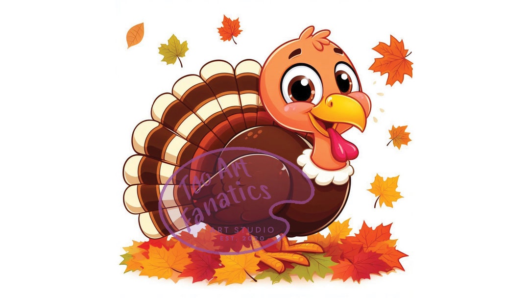Whimsical Thanksgiving Zoom Background Festive Virtual Meeting Backdrop ...