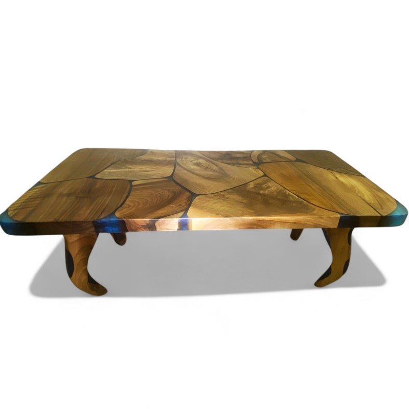 Blue Coffee Table - Etsy