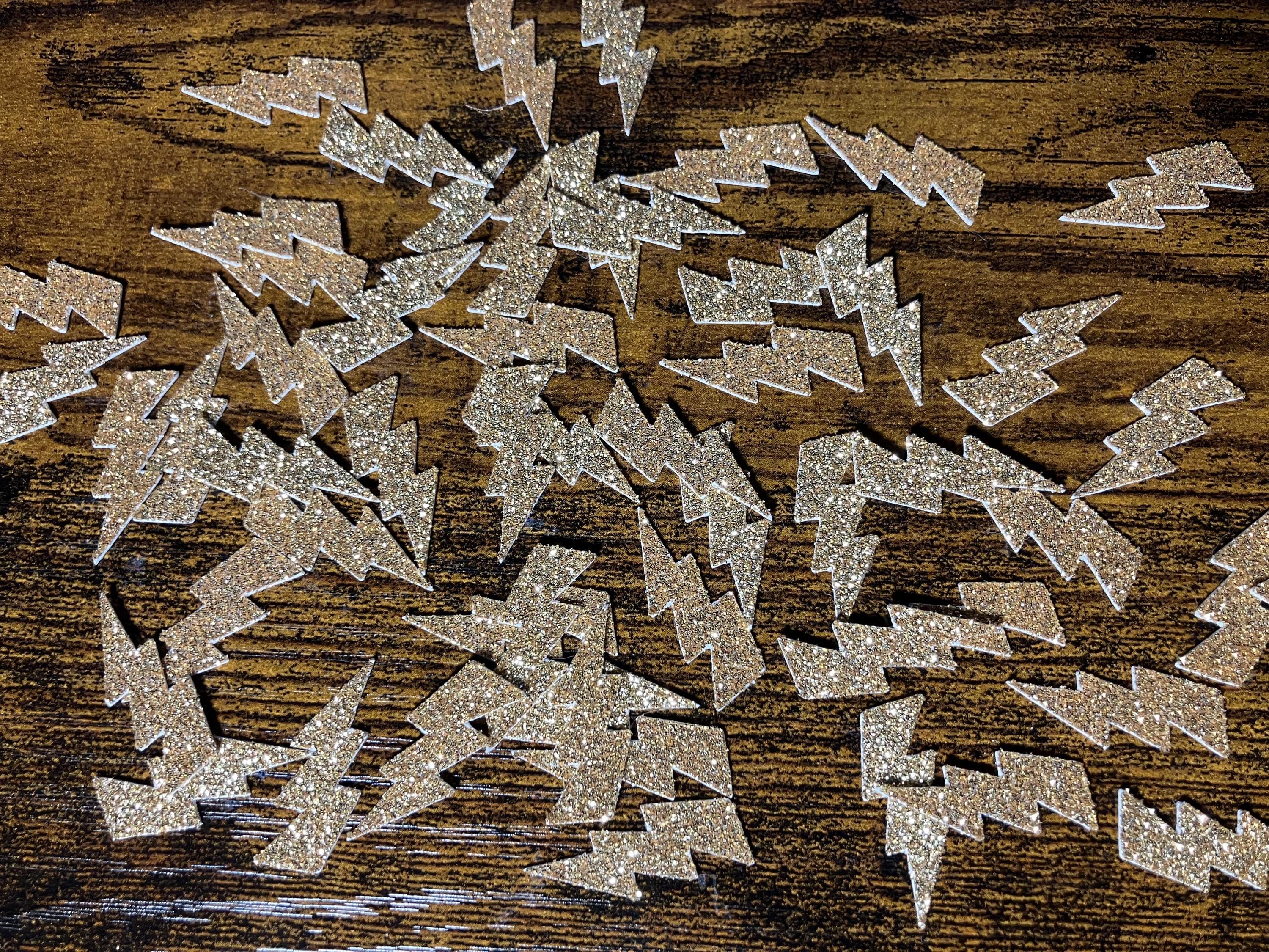 Lightning Bolt Confetti, Wizard Party Confetti, Wizard Birthday - Etsy