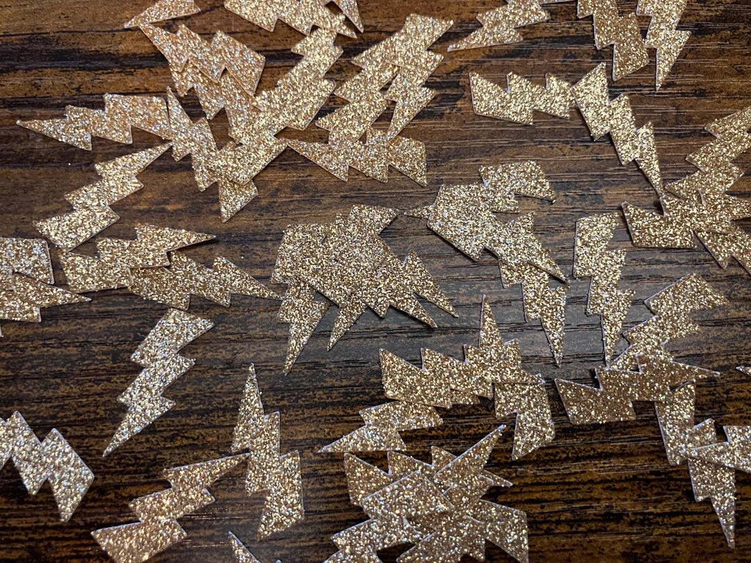 Lightning Bolt Confetti, Wizard Party Confetti, Wizard Birthday - Etsy