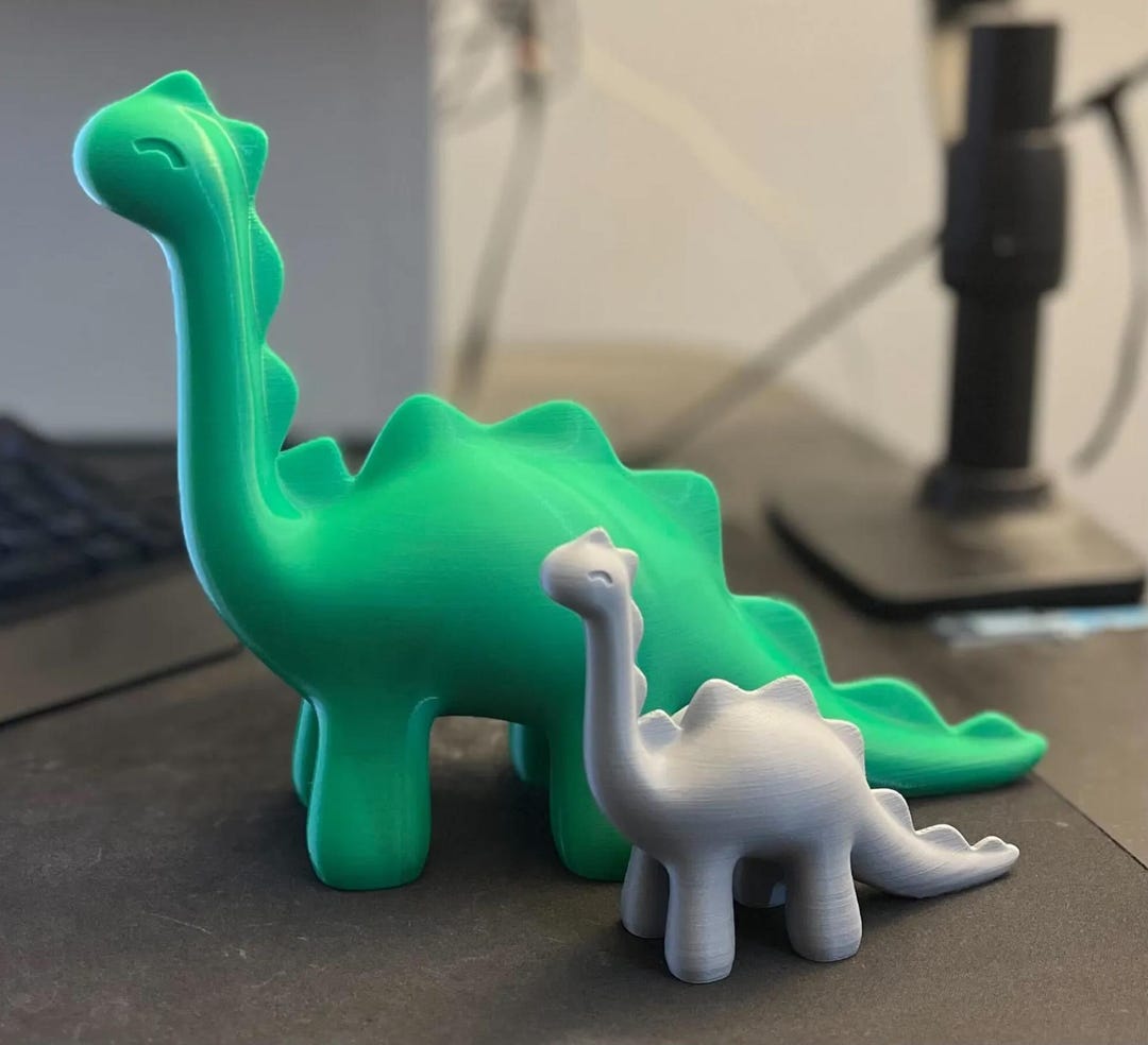 3D Printed Brontosaurus Dinosaur Desk Toy - Etsy