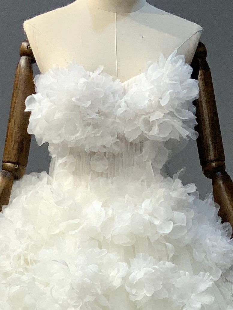 Enchanting Princess Ball Gown With Hand-made 3D Florals and Tulle With ...