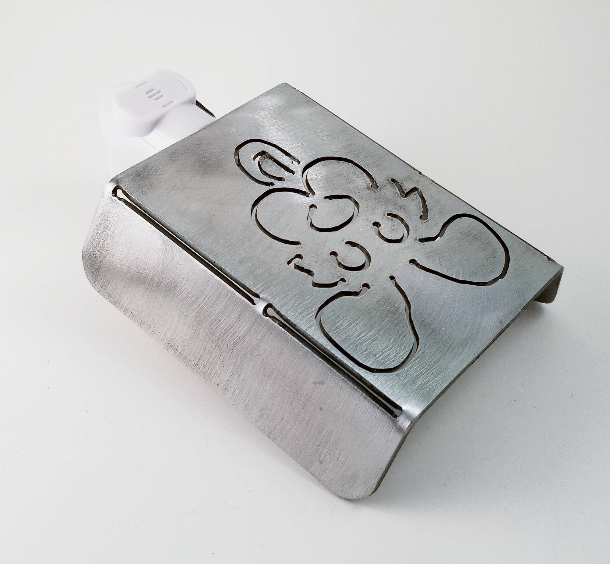 Whimsical Puppy Dog Plasma Cut Metal Night Light in Raw Steel - Etsy