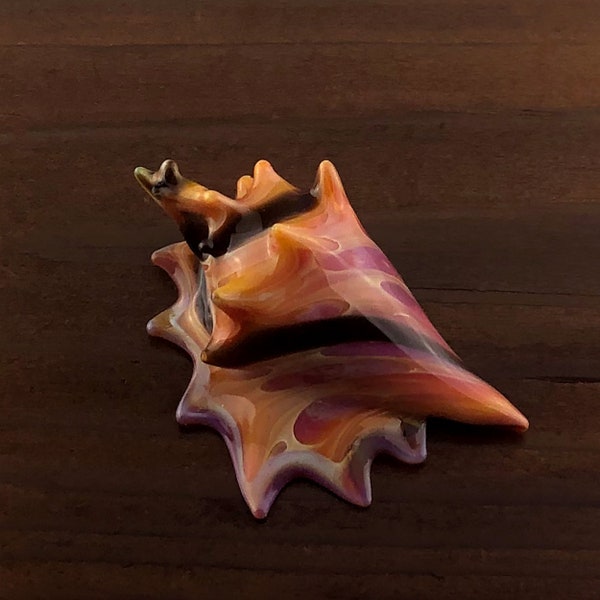 Lampwork Shell Beads - Etsy