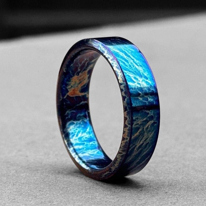Titanium Couple Ring - Etsy