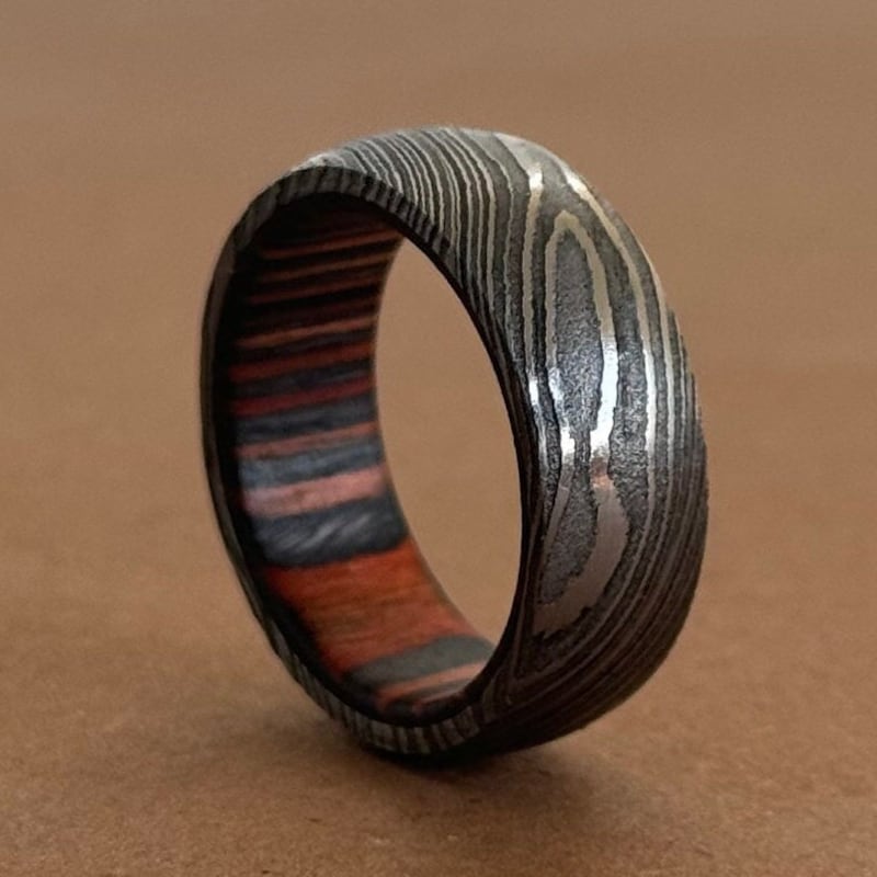 Fossil Wedding Ring Men - Etsy UK