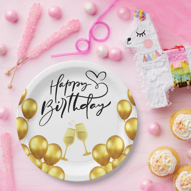 Party Paper Plates - Etsy