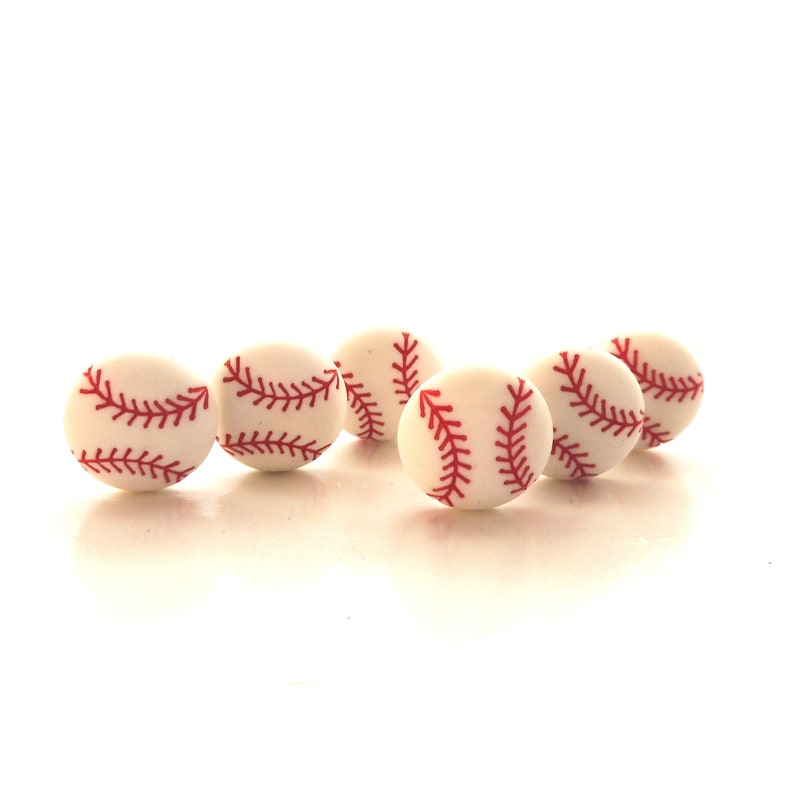 Large Baseball Buttons by Buttons Galore // Softball Team - Etsy