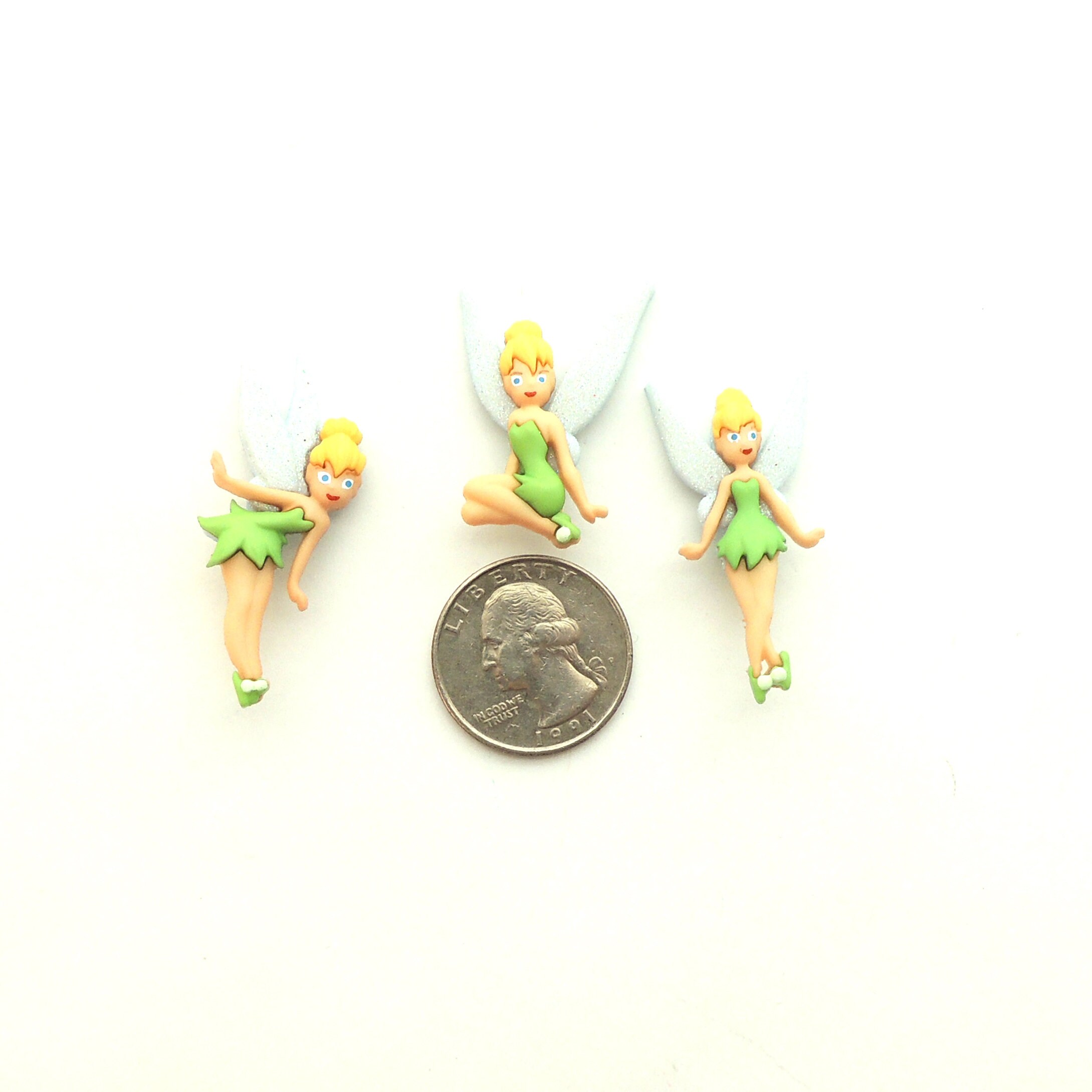 Tinkerbell Buttons by Dress It Up / Jesse James Disney | Etsy