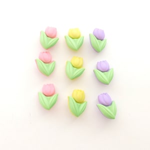 Tulips Buttons by Shelly's Buttons and More / Floral Craft ...