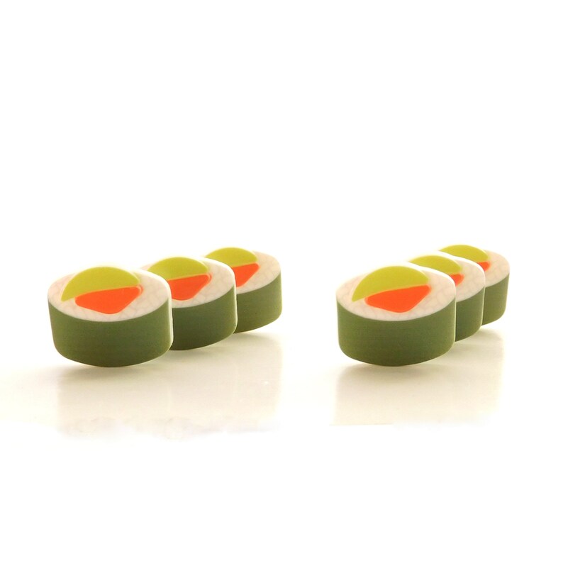 California Roll Buttons by Flair Originals/ Novelty Food - Etsy