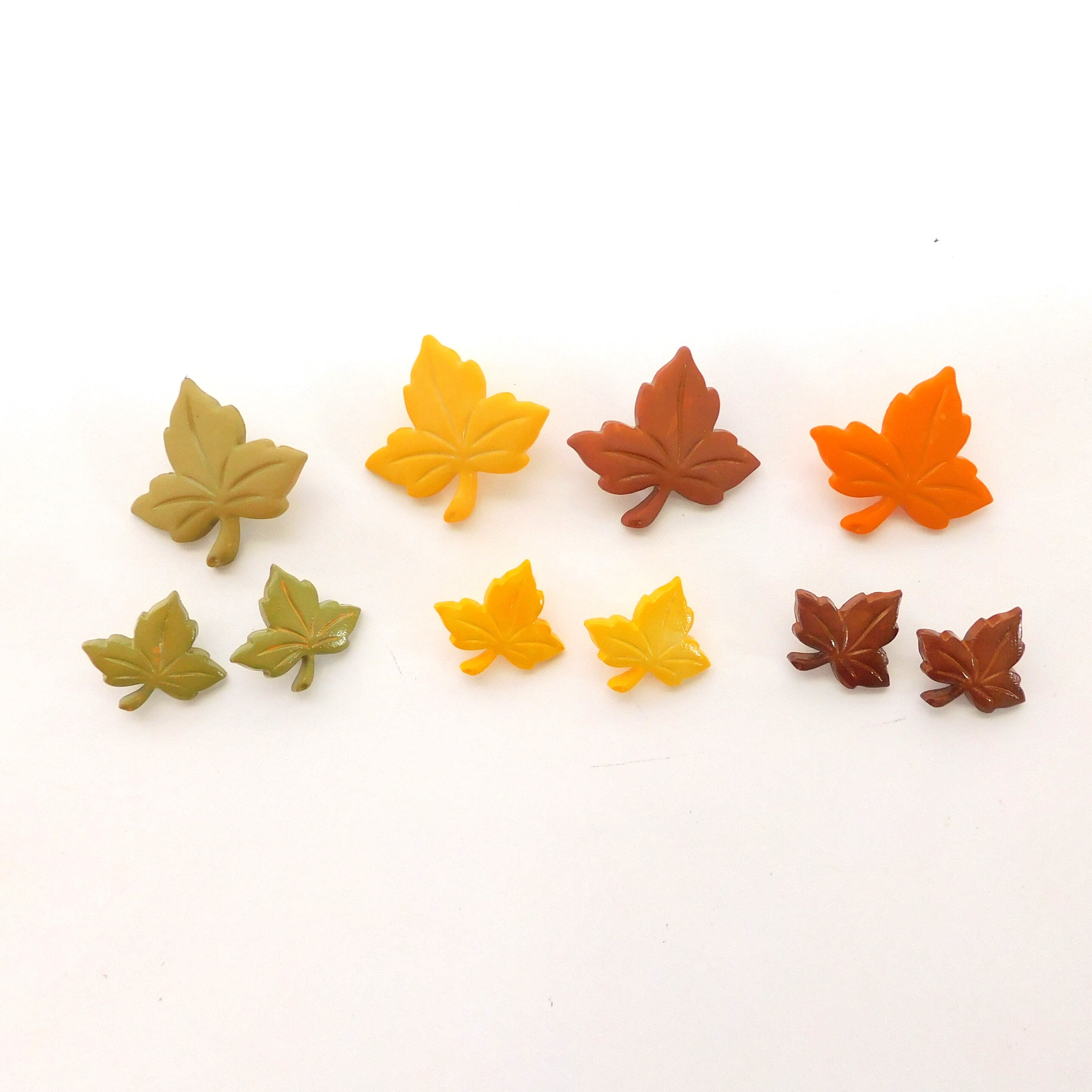 Autumn Leaves Buttons by Buttons Galore // Fall Tree Embellishments ...