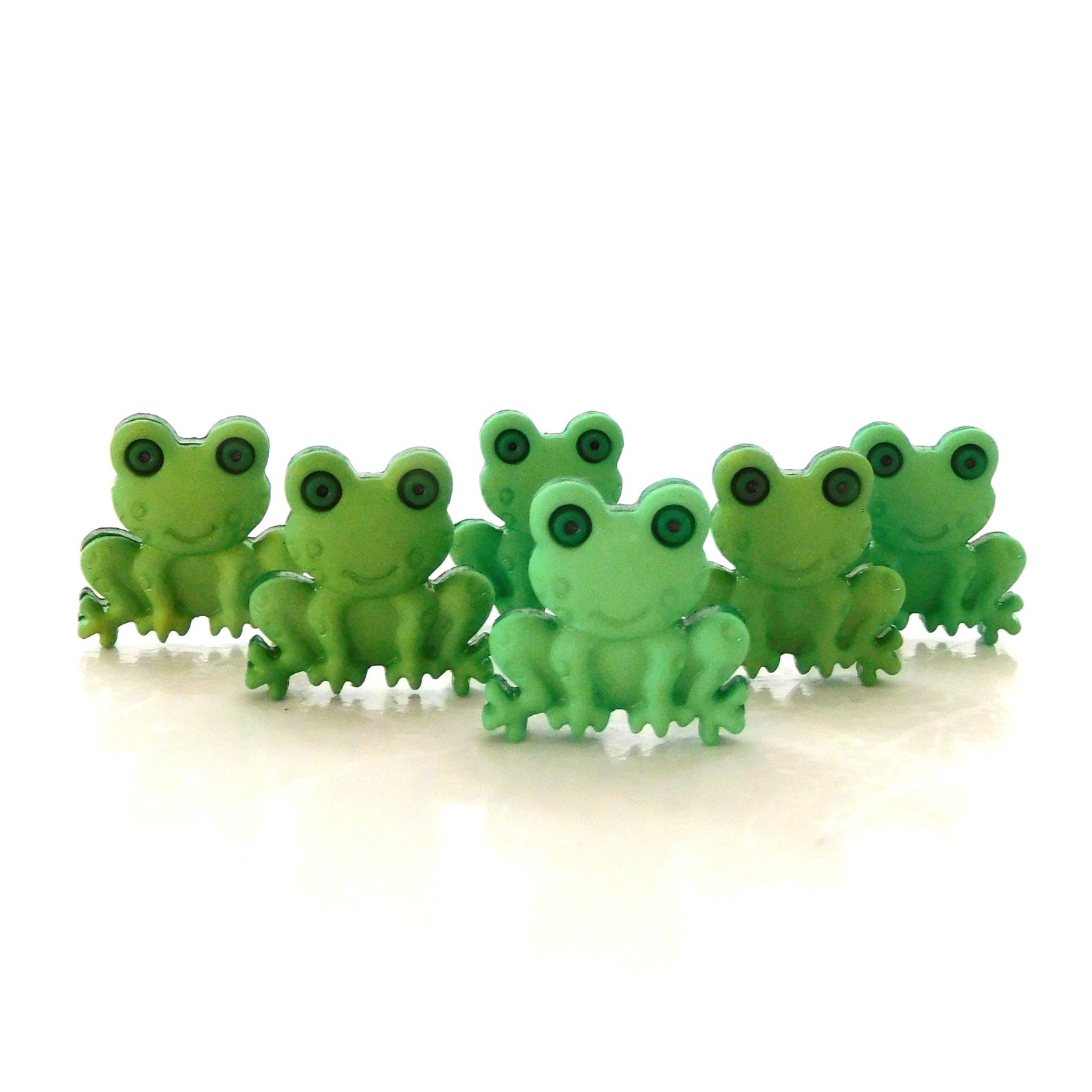 Frog Buttons by Buttons Galore / Novelty Animal Embellishments Set of ...