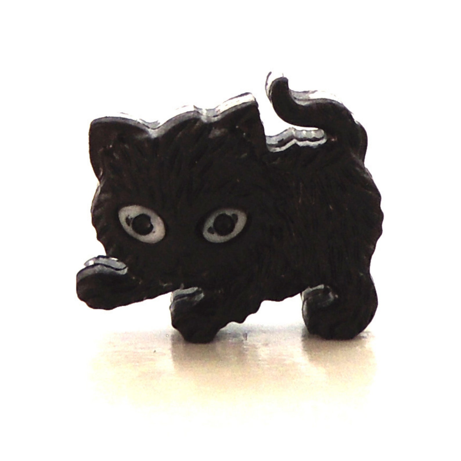Black Cat Buttons by Buttons Galore/ Halloween Craft Embellishment - Etsy