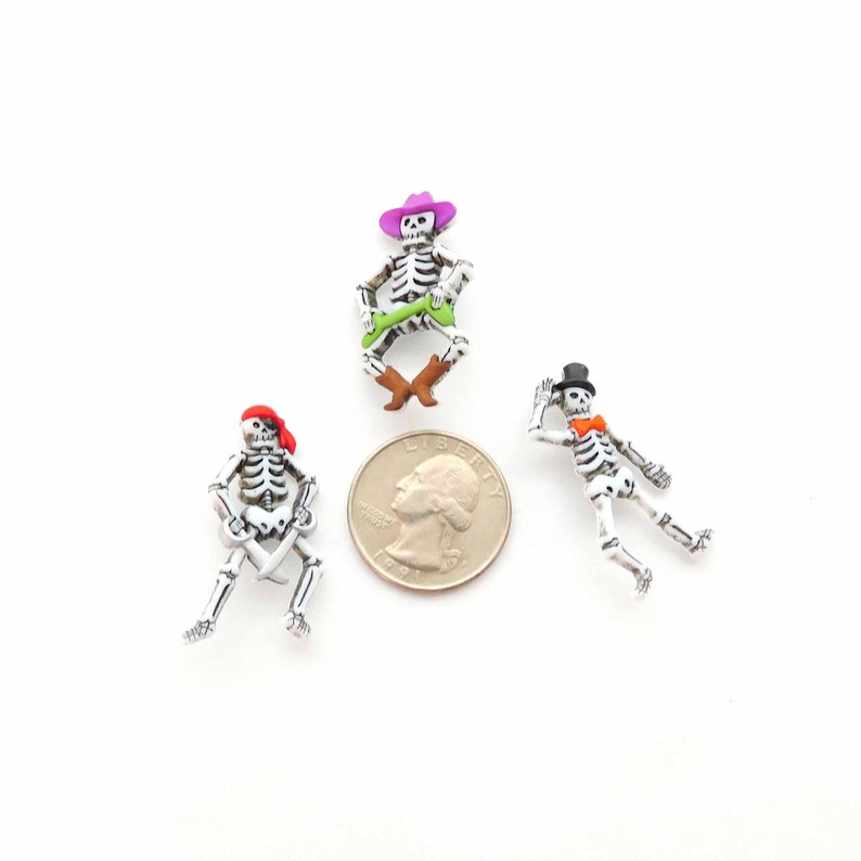 Bone-ified Characters Buttons by Dress It up / Novelty Halloween ...