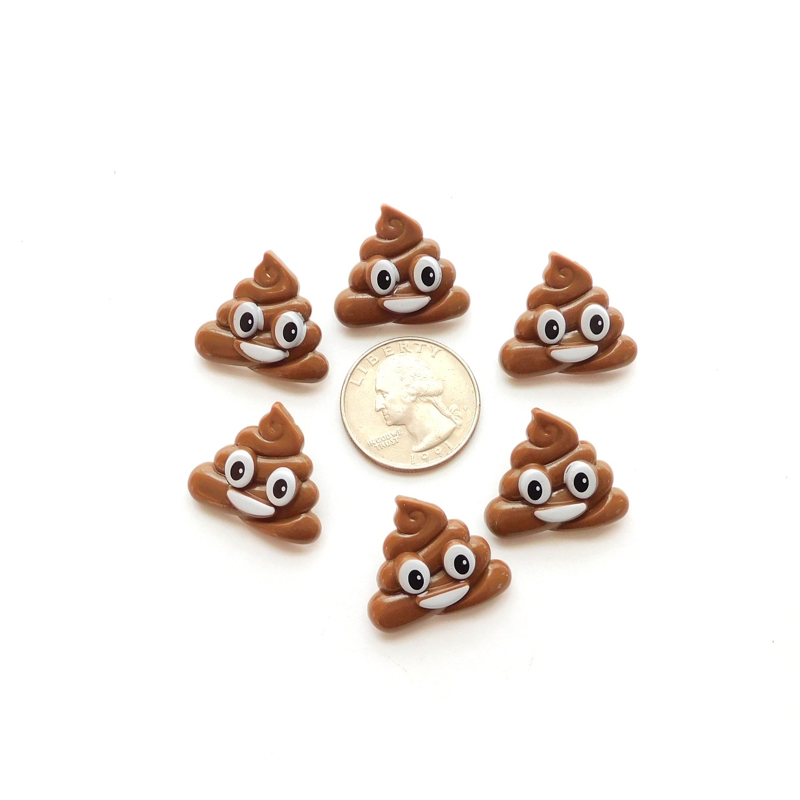 Poop Emoji Buttons by Flair Originals/ Novelty Social Media - Etsy