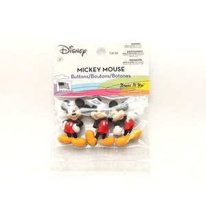 Mickey Mouse Buttons by Dress It up / Novelty Sewing Knitting ...