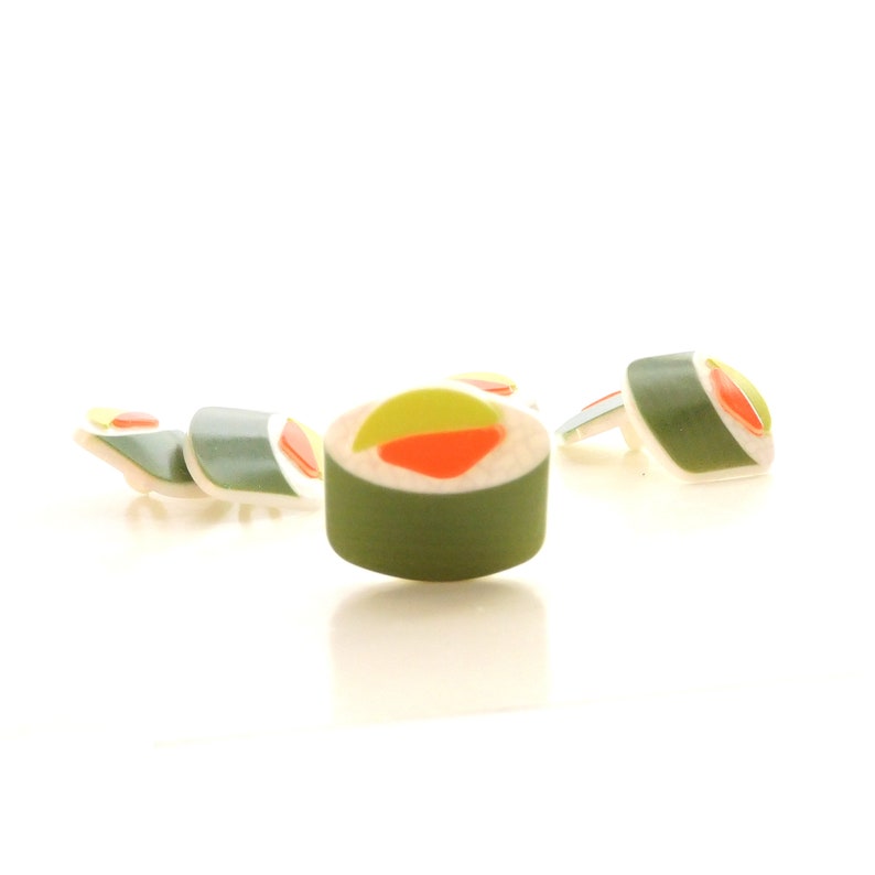 California Roll Buttons by Flair Originals/ Novelty Food - Etsy