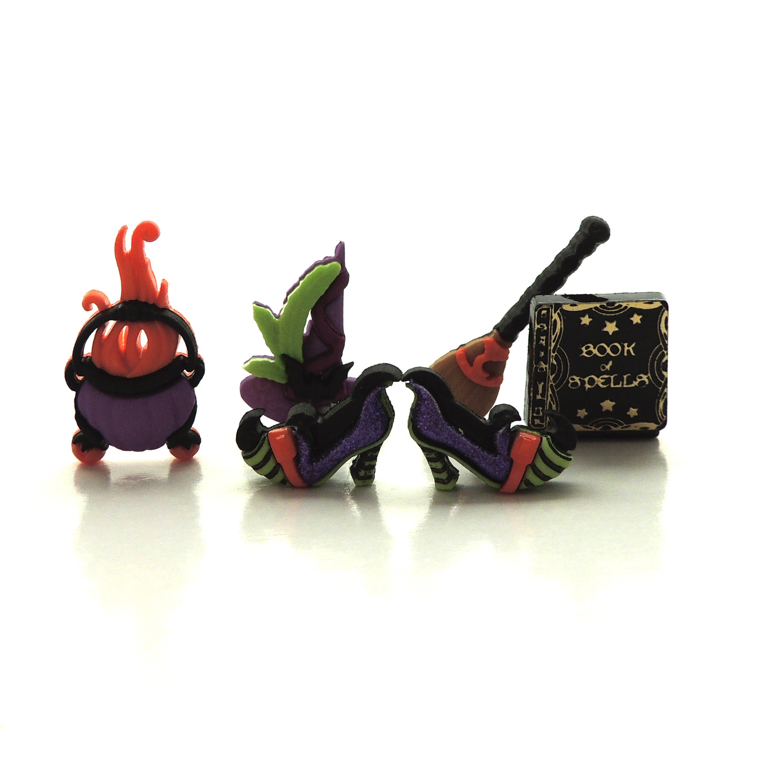 Witches Spell Buttons by Dress It up / Novelty Halloween Embellishments ...