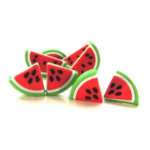 Watermelon Buttons by Dress It up // Jesse James Fruit Garden Crafts ...
