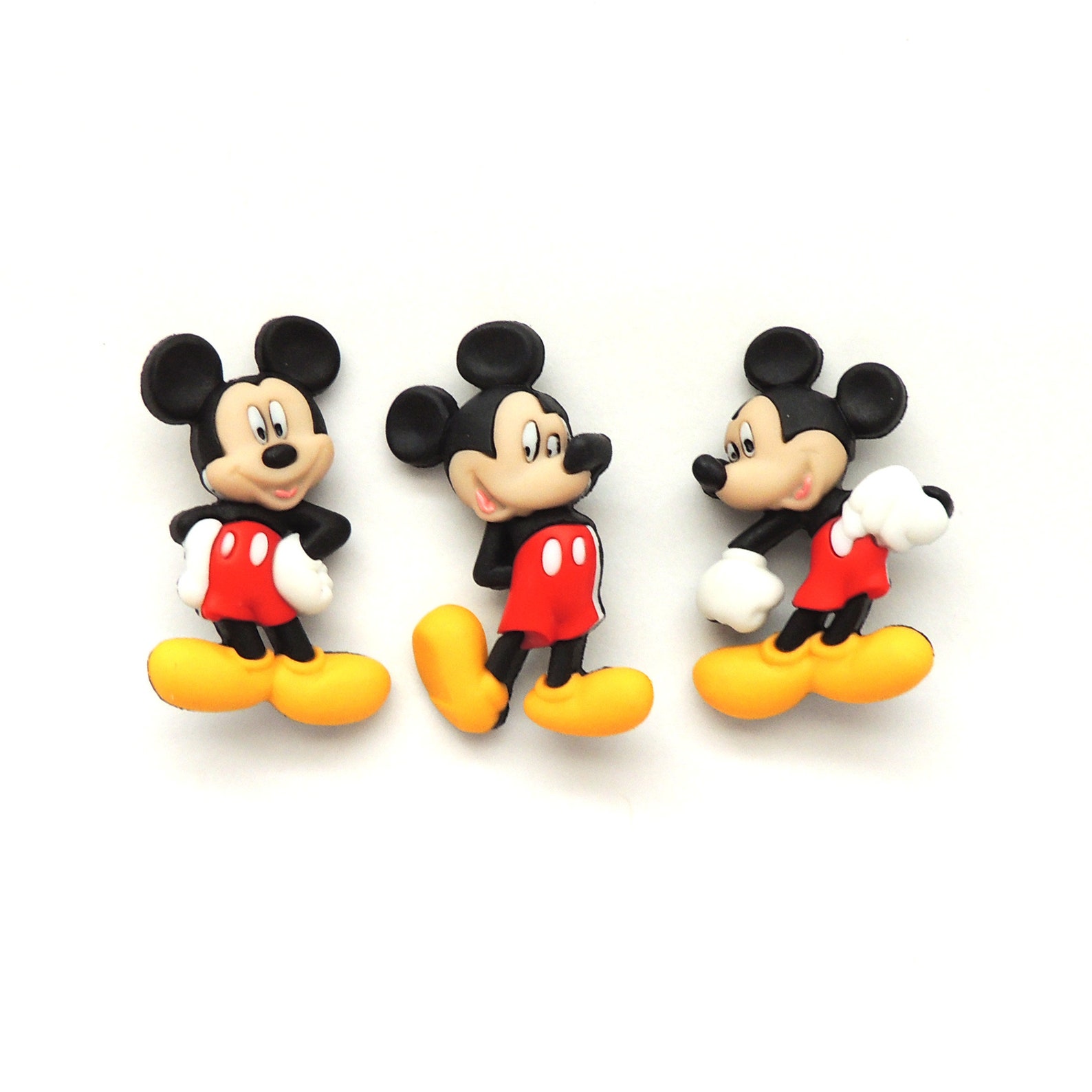 Mickey Mouse Buttons by Dress It up / Novelty Sewing Knitting - Etsy