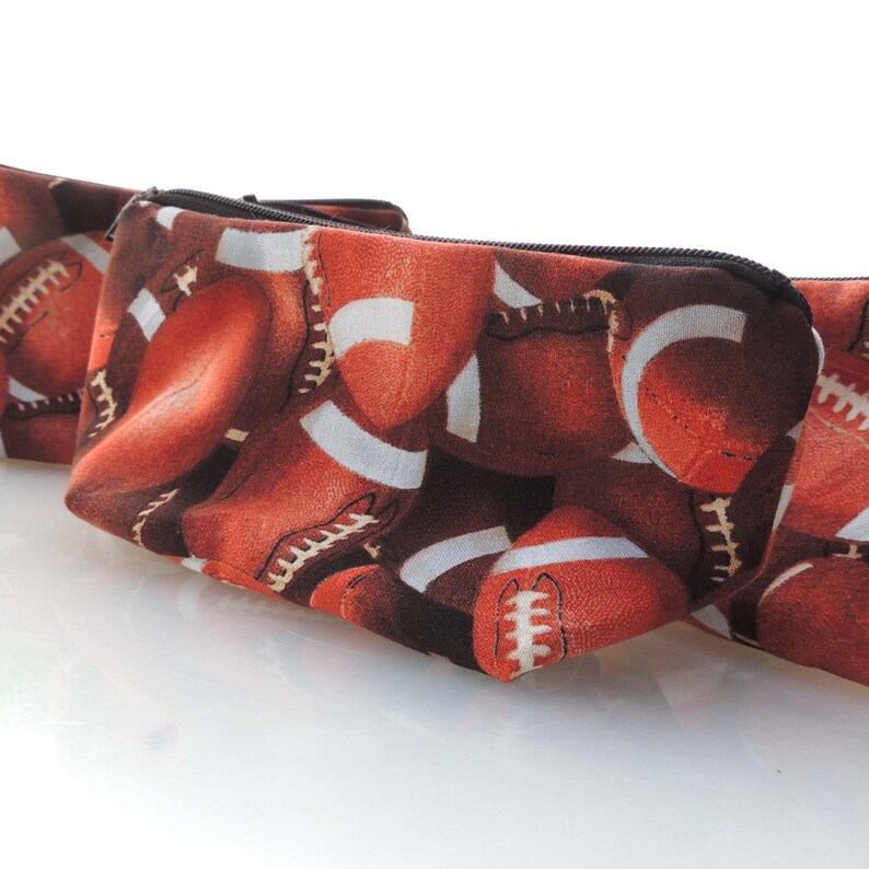 Football Zippered Pouch // Sports Fan Gift Football Fan - Etsy