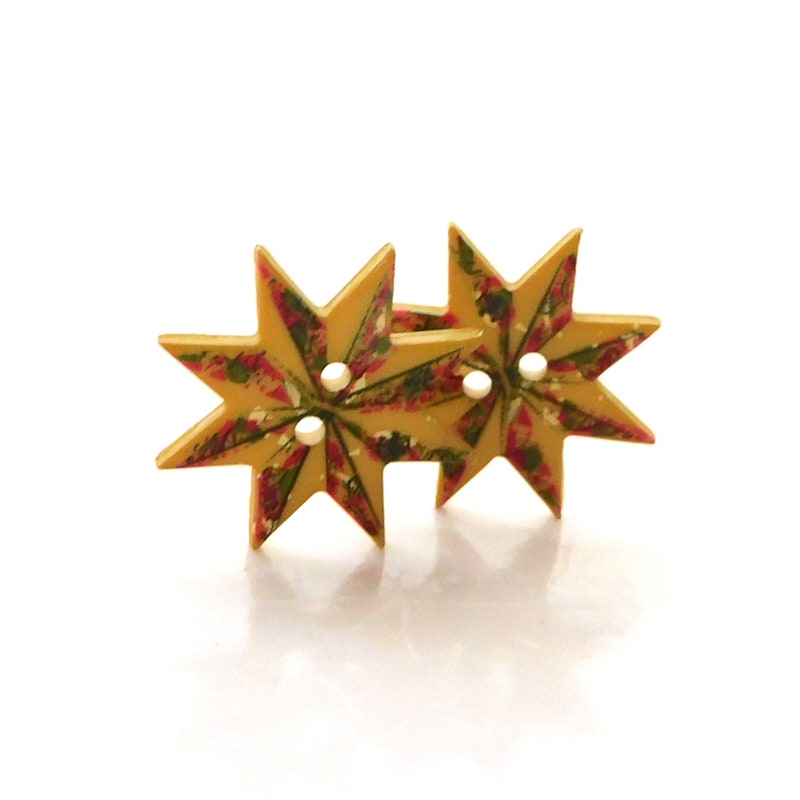 Star Buttons - Etsy