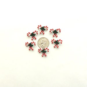 Crossed Candy Cane Buttons by Buttons Galore : Christmas Embellishments ...
