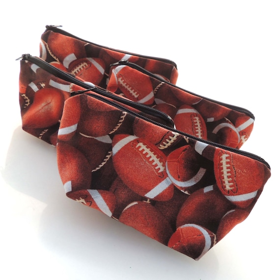 Football Zippered Pouch // Sports Fan Gift Football Fan - Etsy
