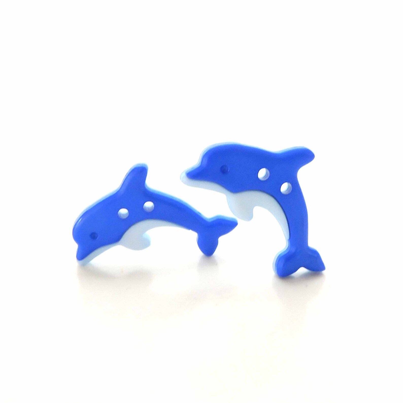 Dolphin Buttons by Dill / Ocean Creature Sew Through Embellishments ...