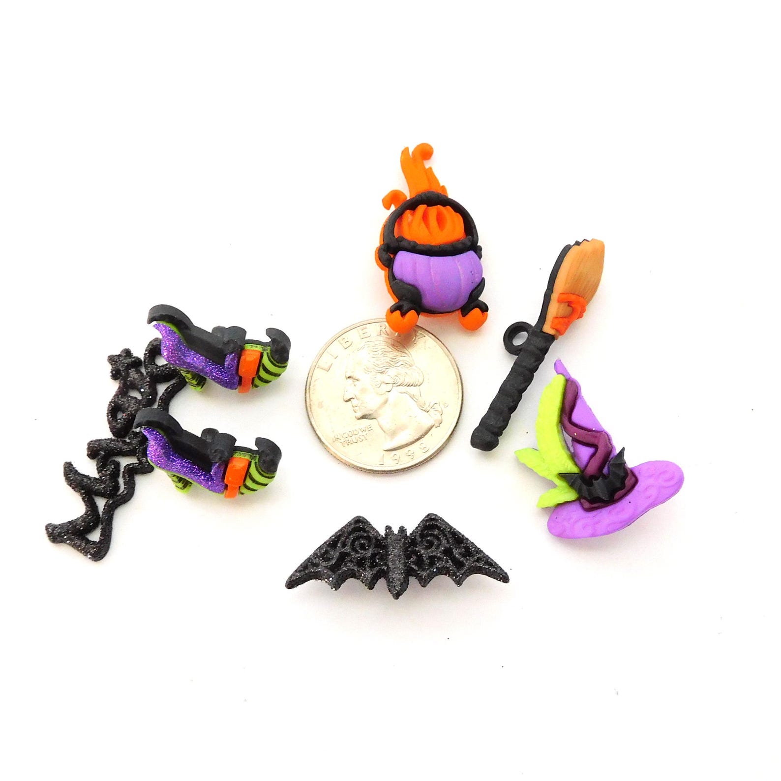 Witches Spell Buttons by Dress It up / Novelty Halloween Embellishments ...