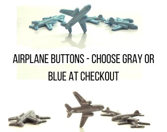 Airplane Buttons | Etsy