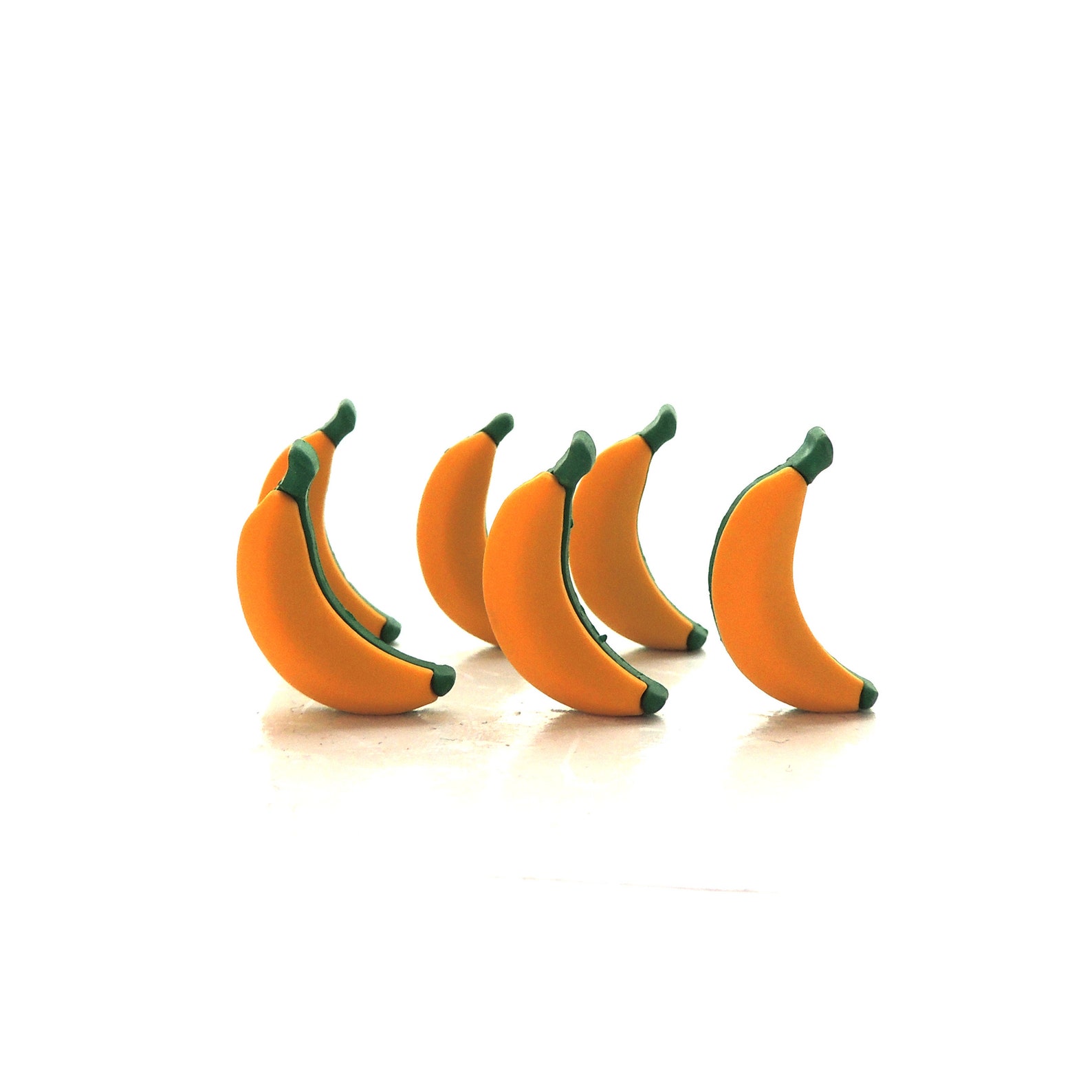 Banana Buttons by Buttons Galore / Sewing Crochet Knitting - Etsy