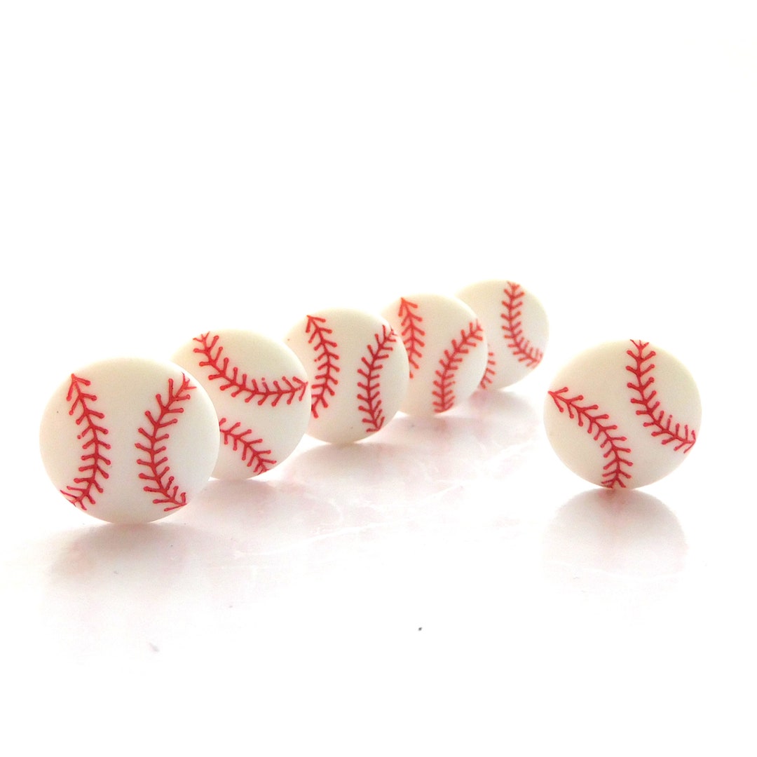 Large Baseball Buttons by Buttons Galore // Softball Team - Etsy