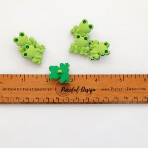 Frog Buttons by Buttons Galore / Novelty Animal Embellishments - Etsy