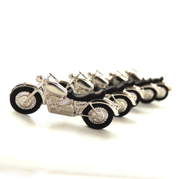 Motorcycle Buttons by Dress It up // Biker Craft - Etsy