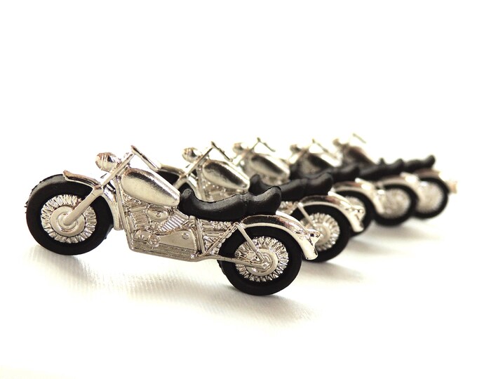 Motorcycle Buttons by Dress It up // Biker Craft Embellishments Set of ...