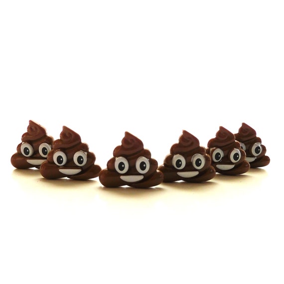 Poop Emoji Buttons by Flair Originals/ Novelty Social Media - Etsy