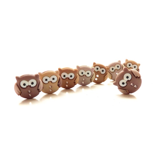 Owl Buttons - Etsy