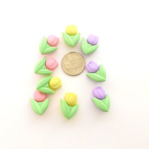 Tulips Buttons by Shelly's Buttons and More / Floral Craft ...