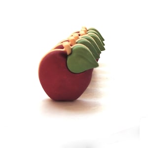 Apple Buttons - Buttons Galore / Sewing Crochet Knit Novelty Buttons ...