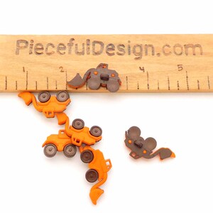 Excavator Buttons by Dress It up // Construction Vehicle Embellishments ...
